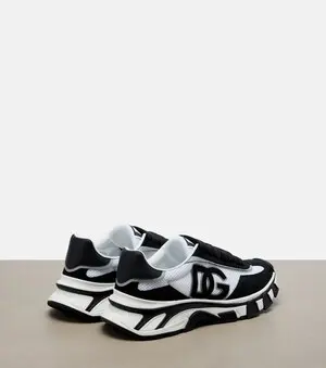 Dolce & Gabbana Dg Country Road Suede-trimmed Sneakers