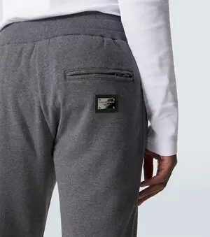 Dolce & Gabbana Cotton Jersey Sweatpants - Grey