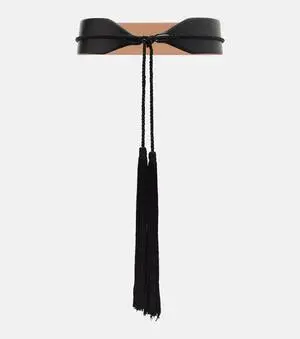ALAÏA Alaia Leather Belt With Tassels