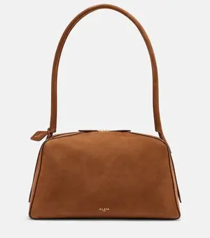 Alaïa Le Bouledogue Suede Shoulder Bag - Brown