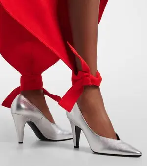 Alaïa Metallic Leather Pumps