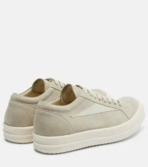 Rick Owens Suede Lace-up Sneakers - Grey