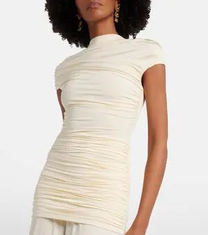 SELF-PORTRAIT Draped Jersey Gown