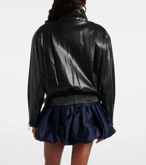 SELF-PORTRAIT Belted Biker Jacket