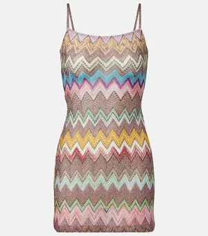 Missoni Zigzag Lame Minidress - Multicoloured