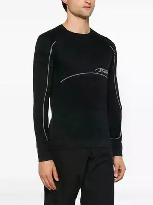 ROA Logo-detailing Crewneck Long Sleeve T-shirt