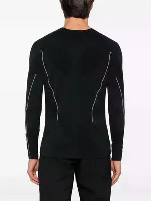 ROA Logo-detailing Crewneck Long Sleeve T-shirt