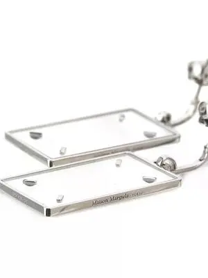 MAISON MARGIELA Four Stitches Detail Pendant Earrings
