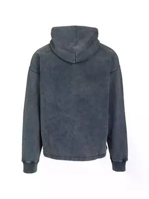 Off-White Hooded Sweatshirt - Blue