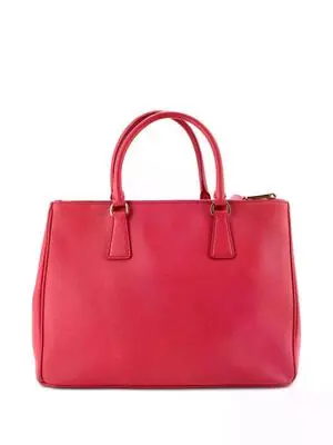 Prada Lux Saffiano Leather Medium Tote Bag - Pink