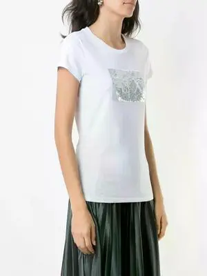 Armani Exchange Logo Print T-shirt - White