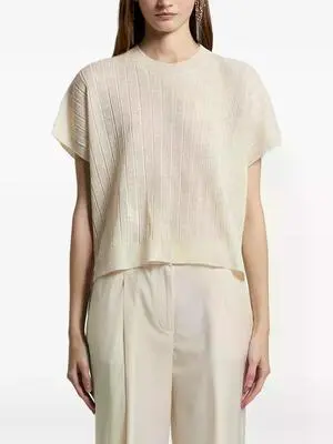 Peserico Ribbed Short-sleeve Knitwear