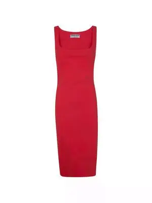 Chiara Boni La Petite Robe Square-neck Dress - Red