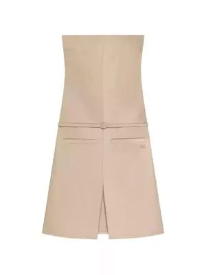 COURREGES Belted Strapless Playsuit