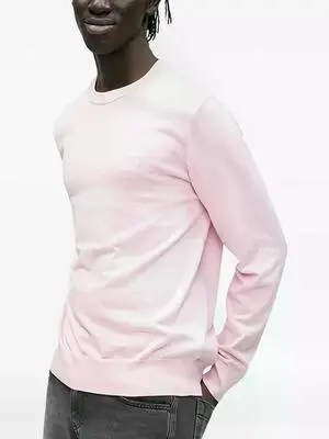 BOSS Crew Neck Long Sleeve Sweater - Pink
