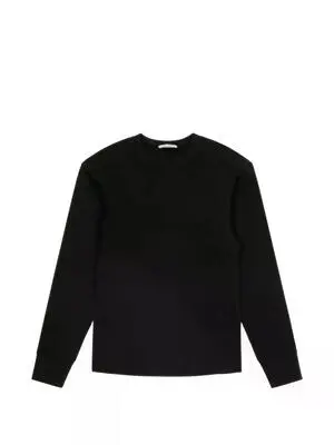 ENTIRE STUDIOS Thermal Long-sleeve Cotton Shirt - Black