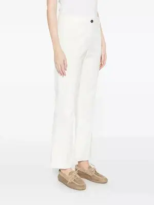 Brunello Cucinelli Buttoned Straight Trousers - Neutrals