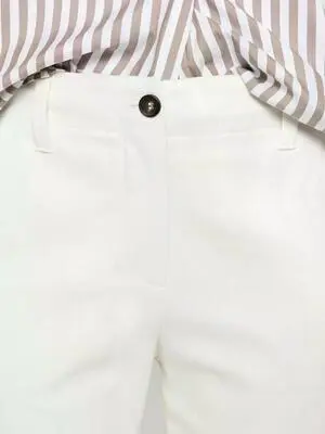 Brunello Cucinelli Buttoned Straight Trousers - Neutrals