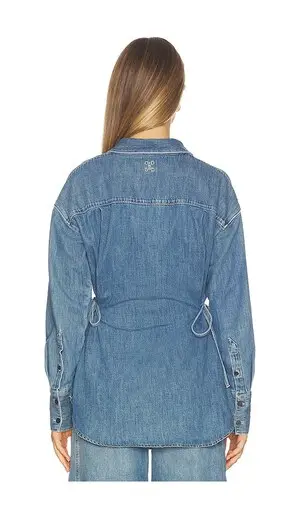 Closed Waisted Strap Blouse