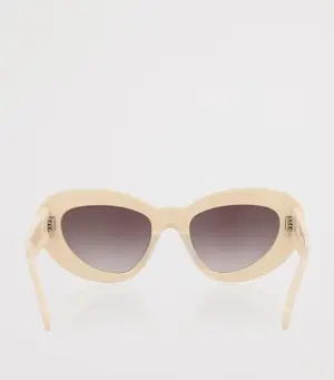 Celine Oversized Cat Eye 3 Dots Sunglasses
