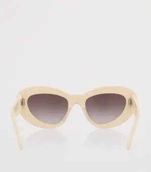 Celine Oversized Cat Eye 3 Dots Sunglasses