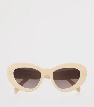 Celine Oversized Cat Eye 3 Dots Sunglasses