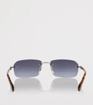 Gucci Rimless Rectangle Sunglasses
