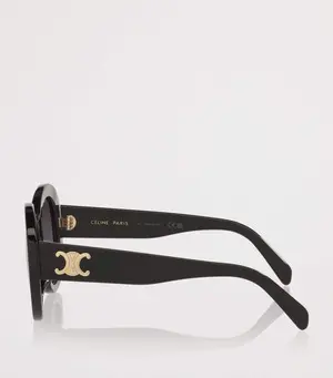 Celine Acetate Triomphe Butterfly Sunglasses Cl40317u