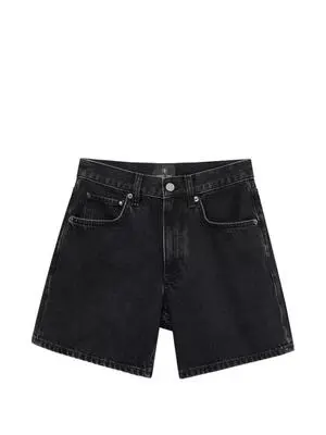 ANINE BING ANINE BING High-Rise Buttoned Denim Shorts