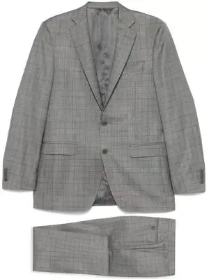 Canali Checked Suit