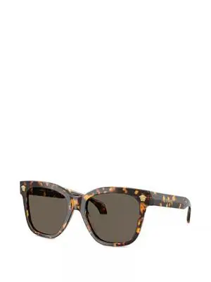 Versace Medallion Square-frame Sunglasses