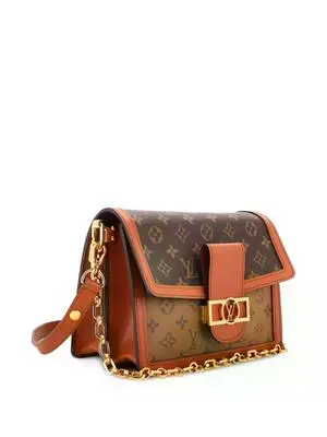 LOUIS VUITTON Dauphine Reverse Monogram Canvas Mm Shoulder Bag