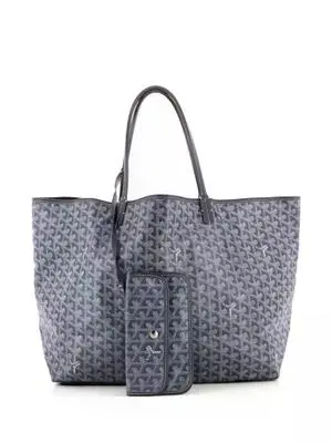 Goyard Saint Louis Coated Canvas Gm Tote Bag - Grey