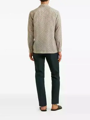Orlebar Brown Ridley Patterned V-neck T-shirt