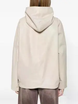 Simonette Ravizza Beige Hooded Jacket