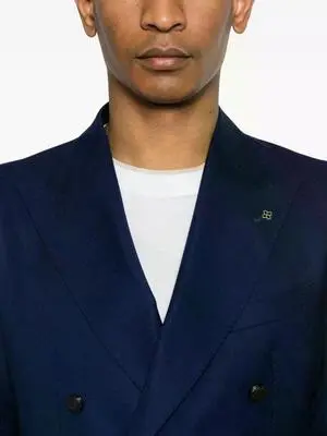 Tagliatore Double-breasted Patch-pocket Blazer