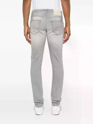 JACOB COHЁN Nick Slim Five-pocket Jeans - Grey