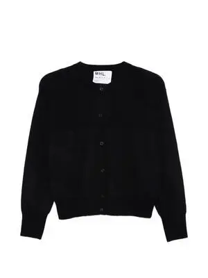 MARGARET HOWELL Buttoned Crew Neck Cardigan