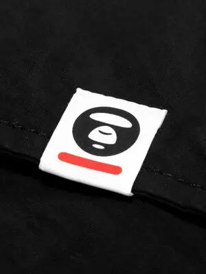 AAPE BY *A BATHING APE Logo Patch Cargo Shorts