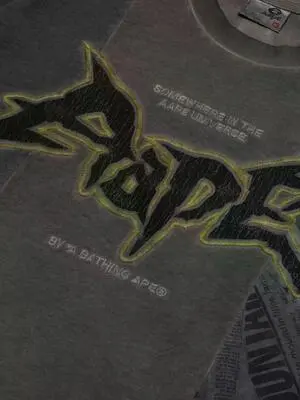 AAPE BY *A BATHING APE Patchwork Print T-shirt
