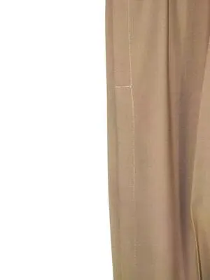 SEMICOUTURE Elasticated Waistband Crease Trousers