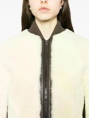 Chloé Leather Bomber Jacket
