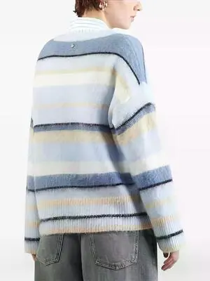 BOSS Striped Round Neck Sweater
