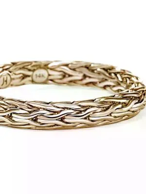 John Hardy 14k Yellow Braided Icon Ring