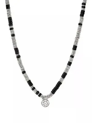 John Hardy Sterling And Diamond Heishi Pendant Necklace - Silver