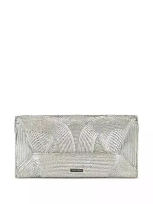 AQUAZZURA Vacanza Clutch - Silver