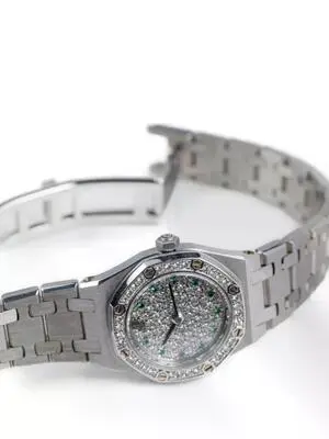 AUDEMARS PIGUET Royal Oak Diamond And Emerald Watch