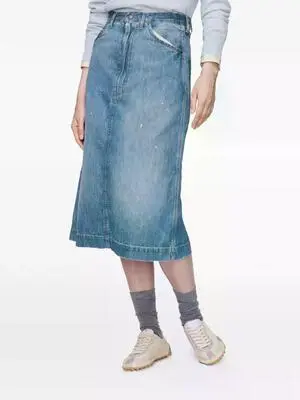 MAISON MARGIELA Midi Denim Skirt