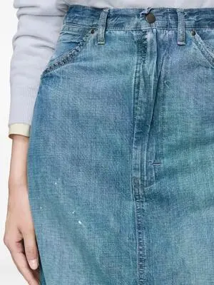 MAISON MARGIELA Midi Denim Skirt