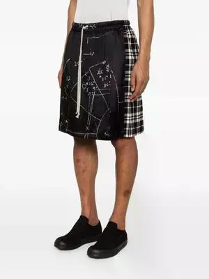 Rick Owens Elasticated Waistband Kilt Shorts